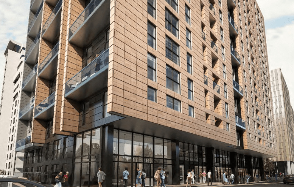 Site of 16-storey Manchester tower goes up for sale - Green Street News