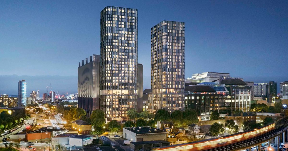 Poplar office campus expands to include residential and student towers ...