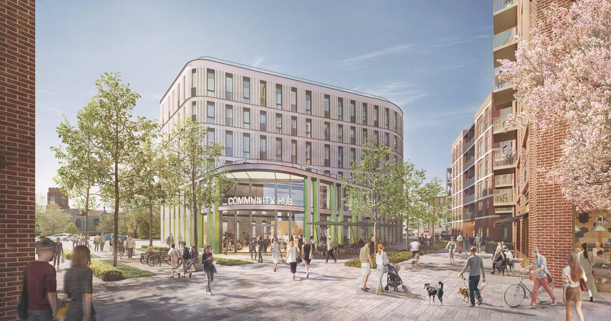 Revised plans for Norwich's Anglia Square include 1,100 homes - Green ...