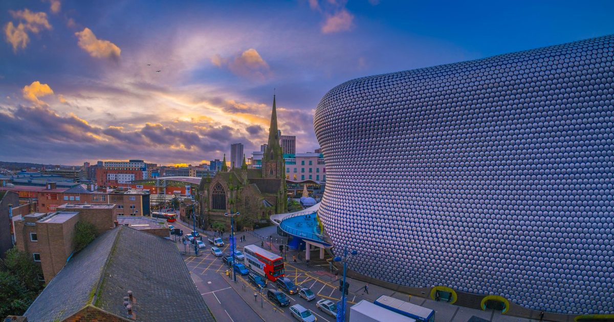 Bullring and Grand Central shopping centres, Moor Street, Birmingham ...