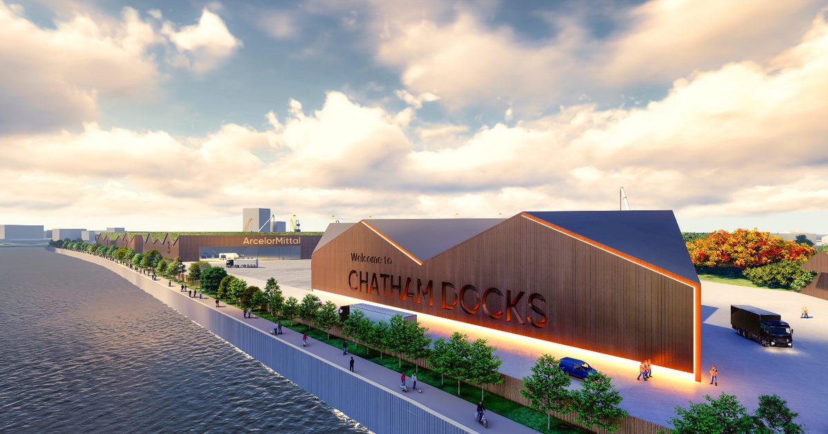 Steel giant goes toe to toe with Peel's Chatham Docks regeneration ...