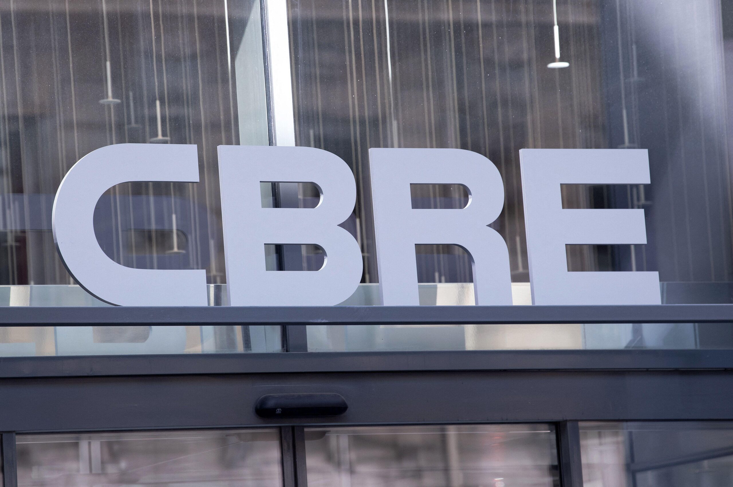 Cbre White Logo