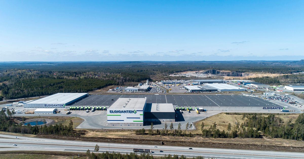 Elgiganten distribution centre, Torsvik, Jönköping, Sweden - Green ...