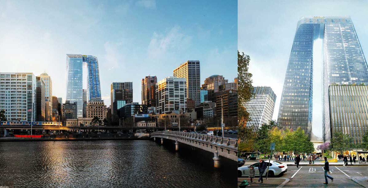 Cbus unveils Collins Arch apartments - Green Street News