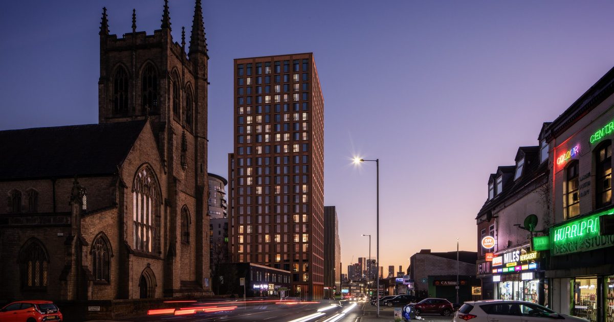 Linear Living submits plans for Manchester resi tower - Green Street News